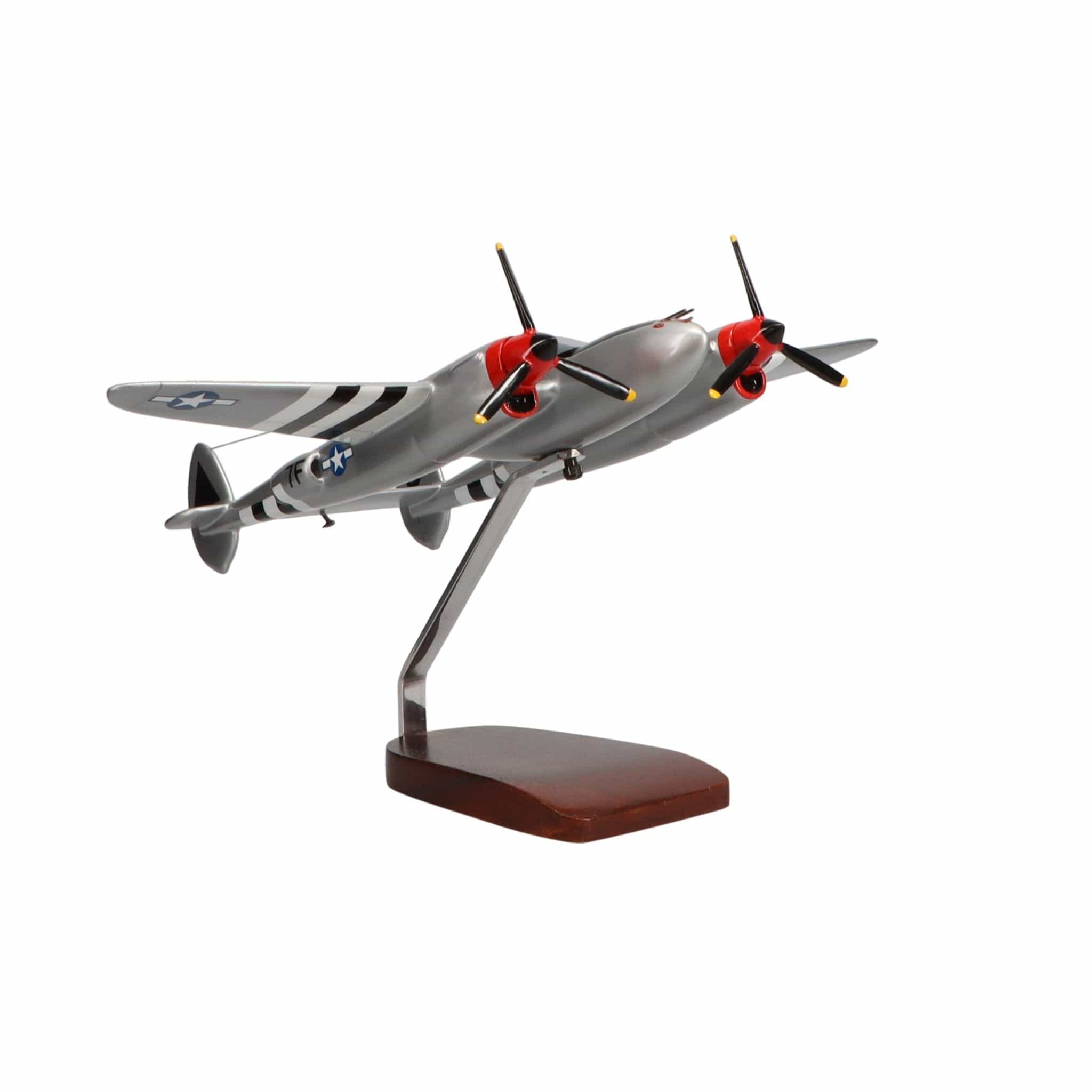 Lockheed P-38 Lightning Model | Handcrafted Mahogany Gift – High Flying ...