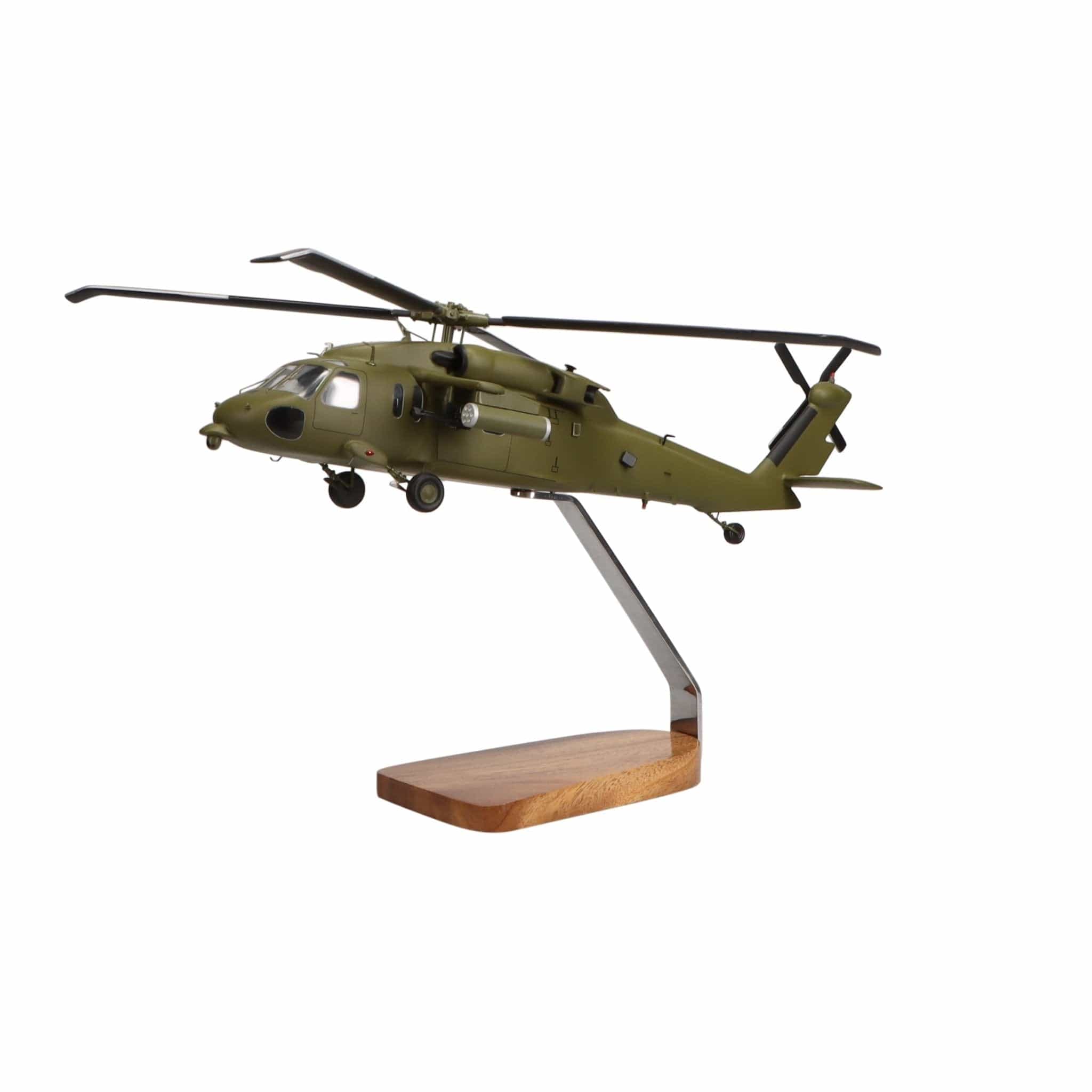 Sikorsky Black Hawk Model - Handcrafted Mahogany Collectible – High ...