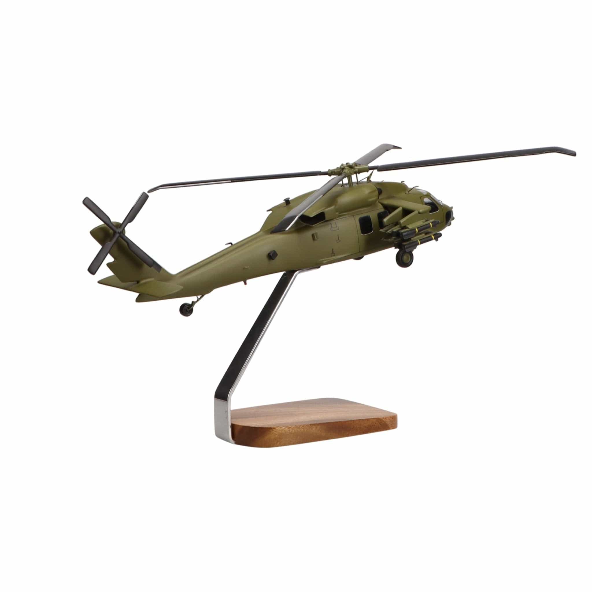 Sikorsky Black Hawk Model - Handcrafted Mahogany Collectible – High ...